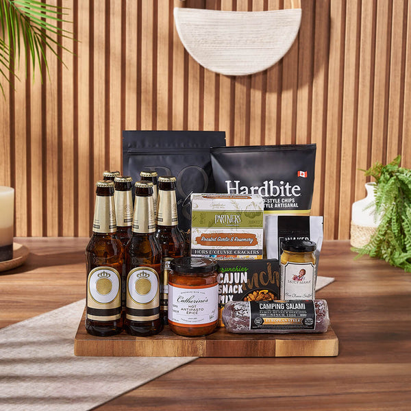 Etobicoke Beer & Crunch Snack Basket - Chicago Baskets - Chicago Delivery
