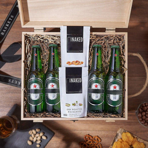Superb Beer & Nuts Gift Crate – Beer gift baskets – Chicago delivery ...