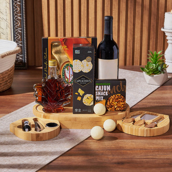 Wine & Golf Cheese Board - Chicago Baskets - Chicago Delivery